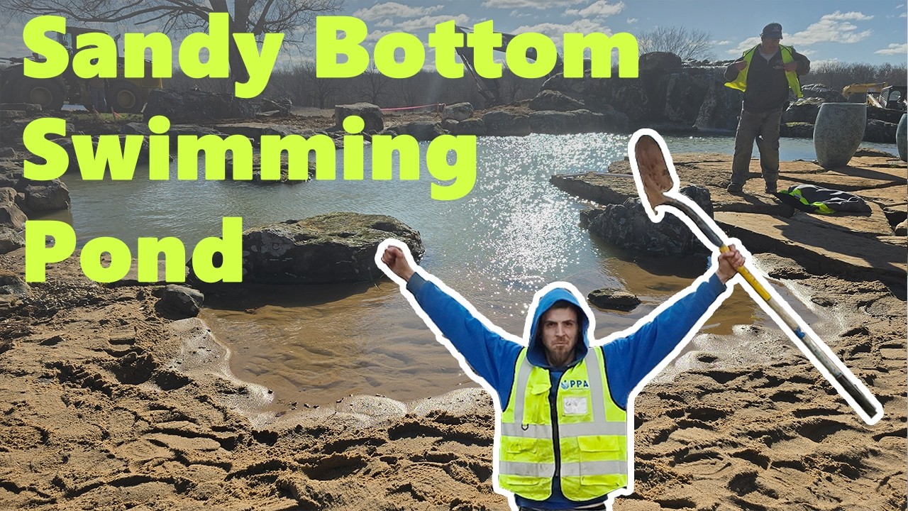 66k-Gallon Sandy Bottom Swimming Pond Built in Just 17 Days! - YouTube