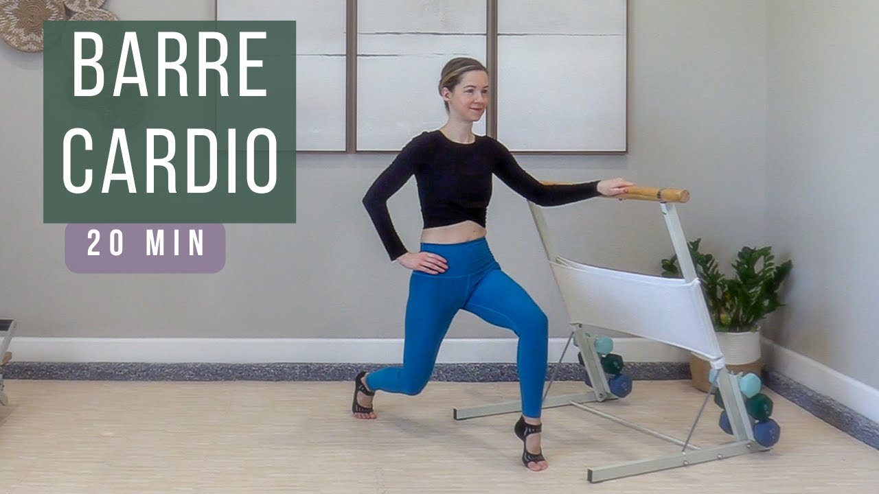 Barre Cardio Workout │ 20 min │ Spring Challenge Day 17 - YouTube