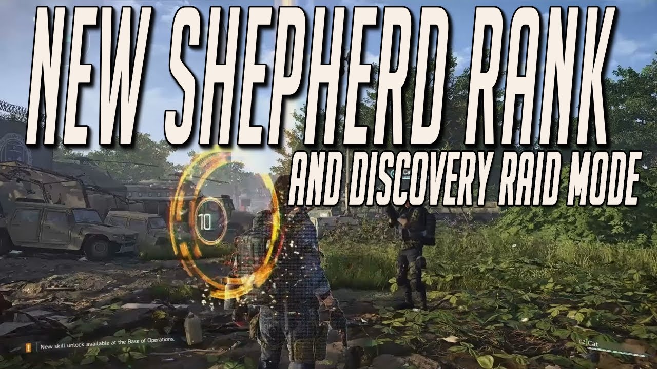 The Division 2 - Shepherd Rank ,New Apparel Event and more - YouTube