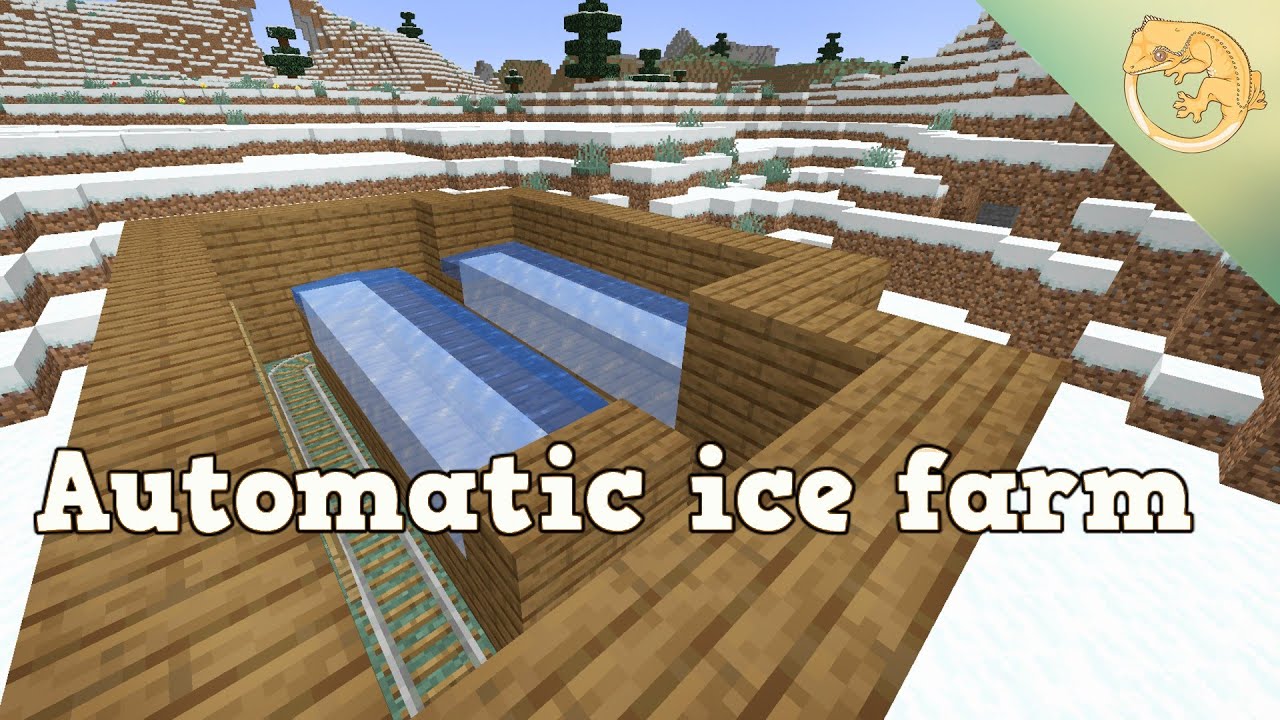 Super simple ice farm for minecraft 1.16.5 - YouTube