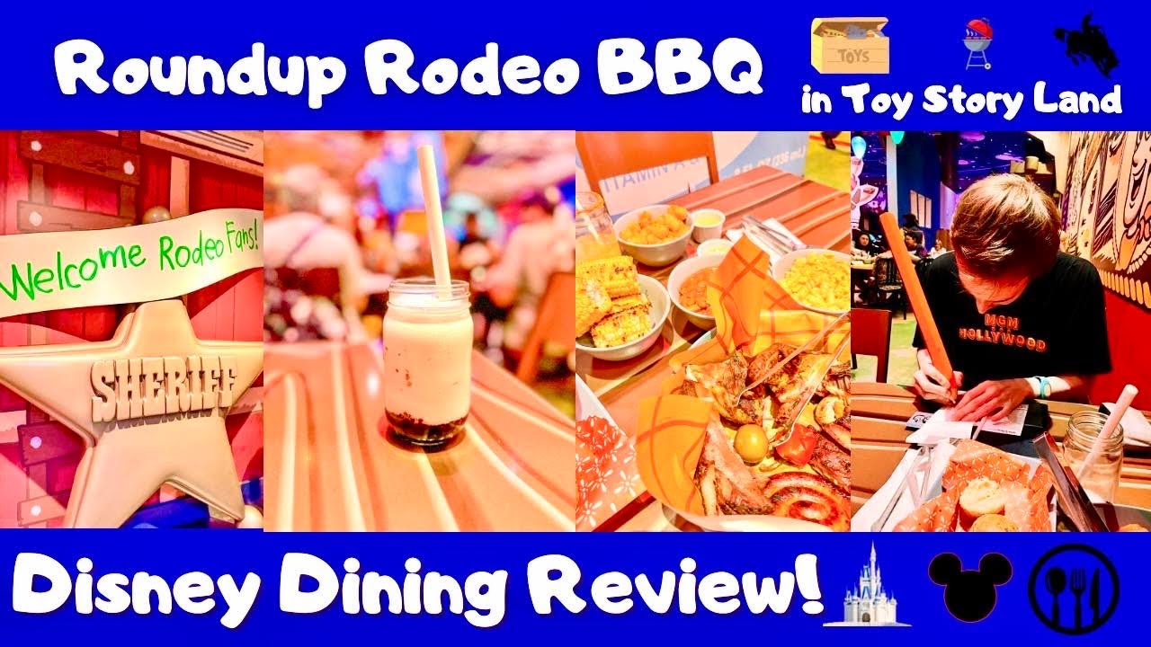 Roundup Rodeo BBQ in Toy Story Land | Our First Time | Full Experience ...