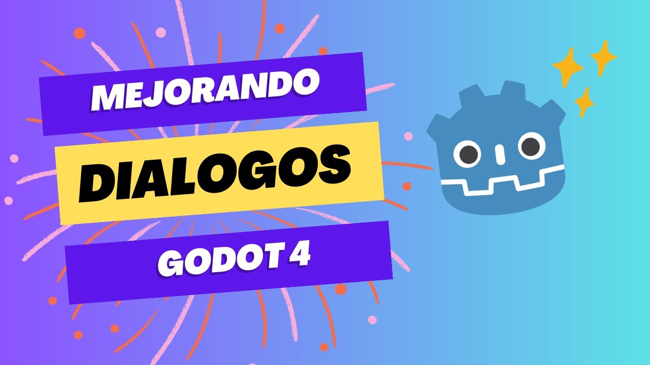 GODOT 4 Mejora tus dialogos con animaciones tutorial - YouTube