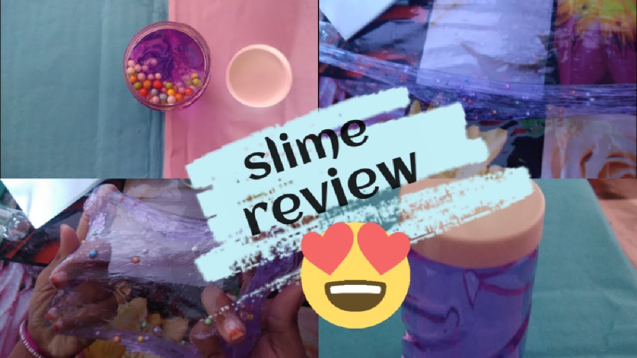 slime reveiw // water slime // sema entertainment // cute kids craft ...