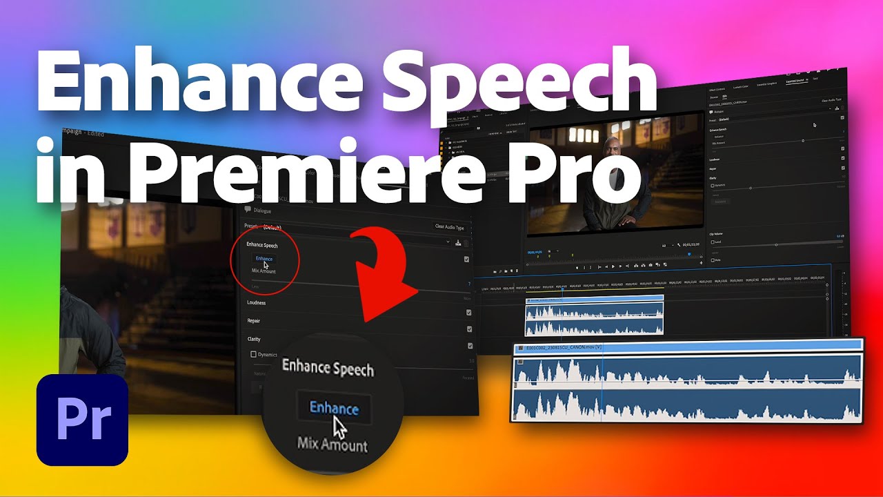 Enhanced Speech in Adobe Premiere Pro NOW LIVE! | Adobe Video - YouTube