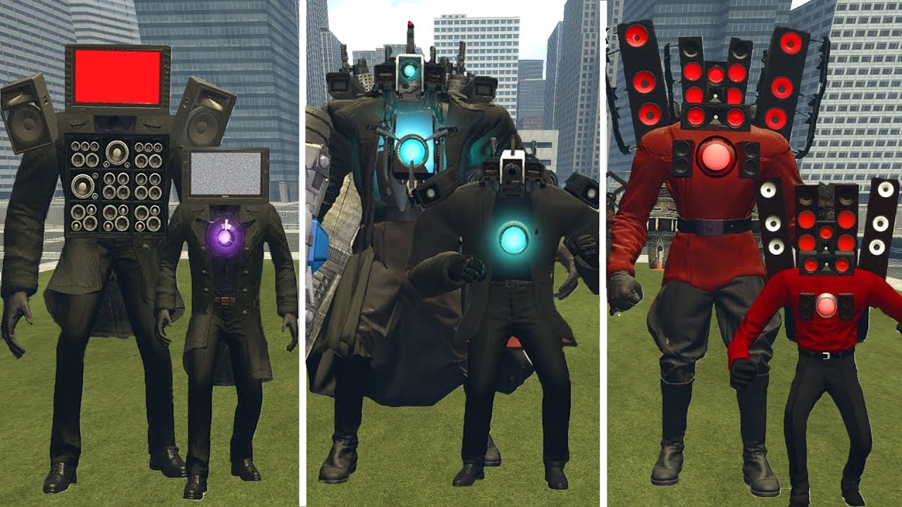 NORMAL & UPGRADED VERSION TITAN CAMERAMAN, SPEAKERMAN, TV MAN & OTHER ...