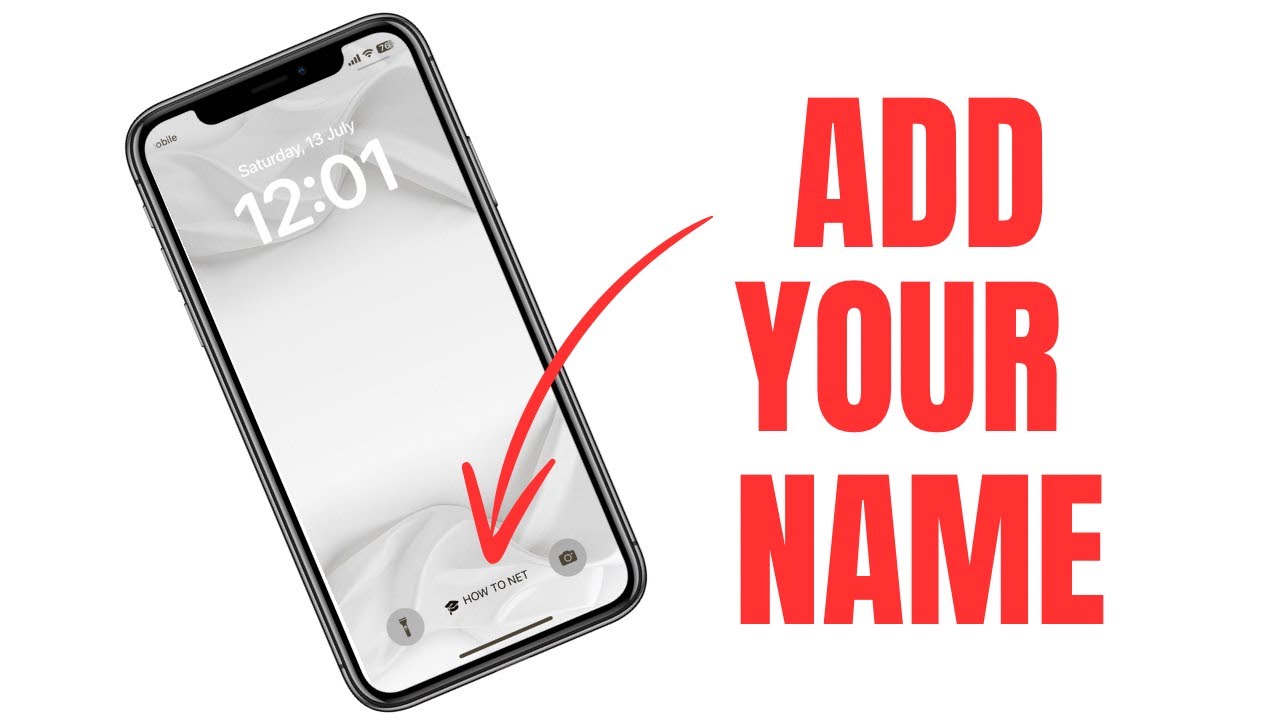 How To Add Your Name On Your iPhone Lock Screen [2025] - YouTube