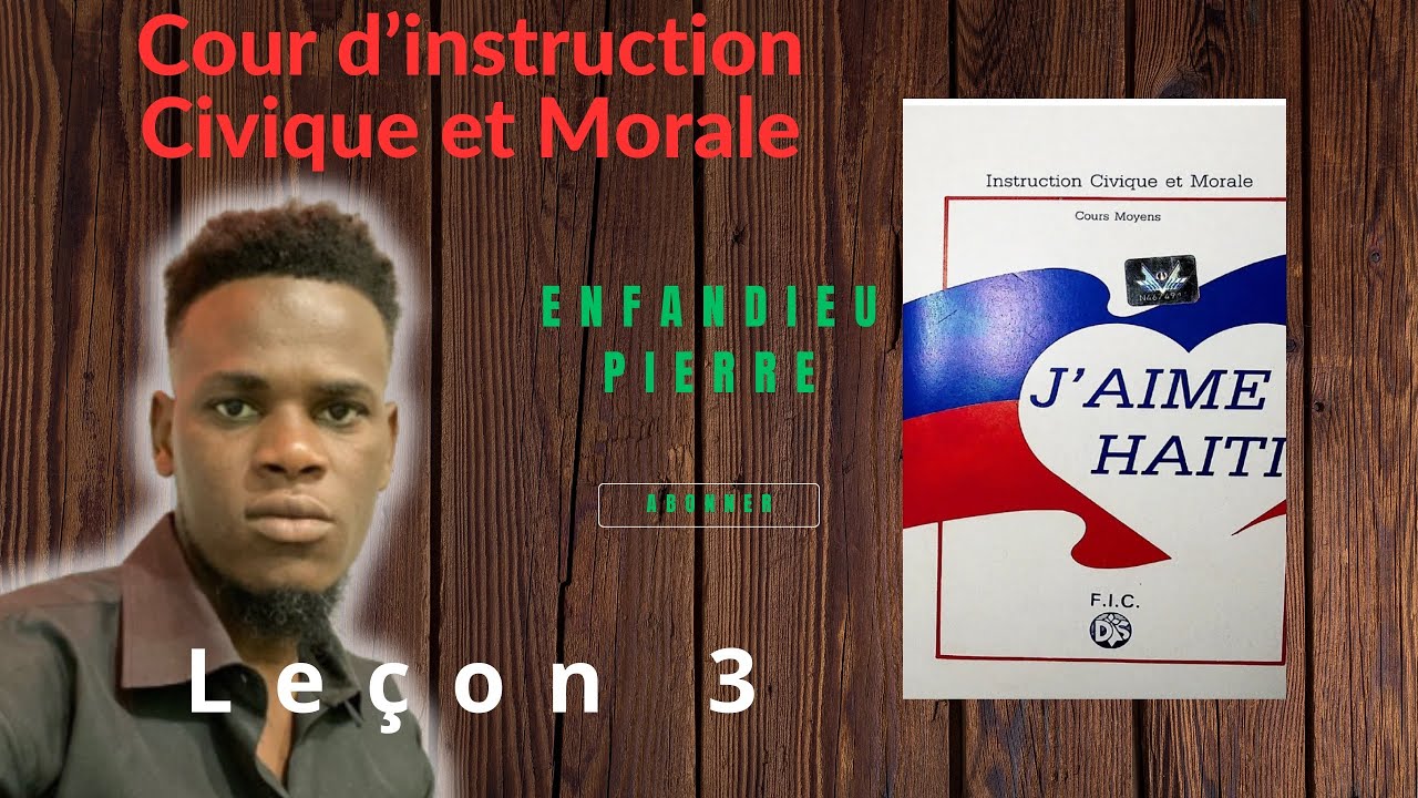 Cour Instruction Civique et Morale - YouTube