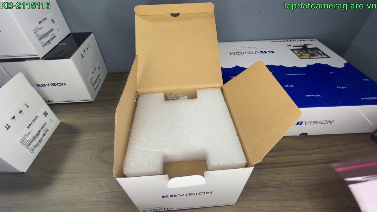 LẮP ĐẶT TRỌN BỘ 2 CAMERA KBVISION 2.0MP (KB-2115116) - YouTube