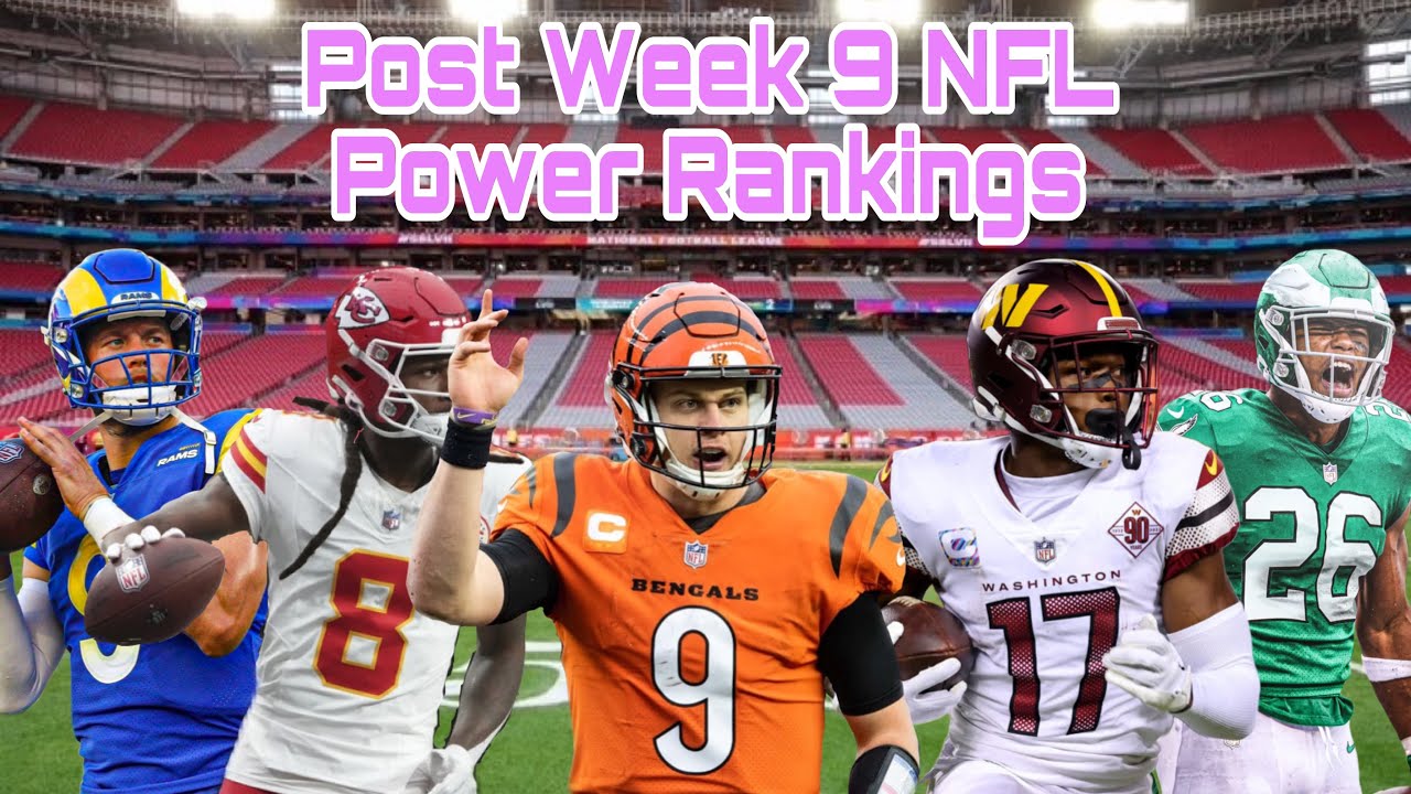 NFL Power Rankings After Week 9 - YouTube