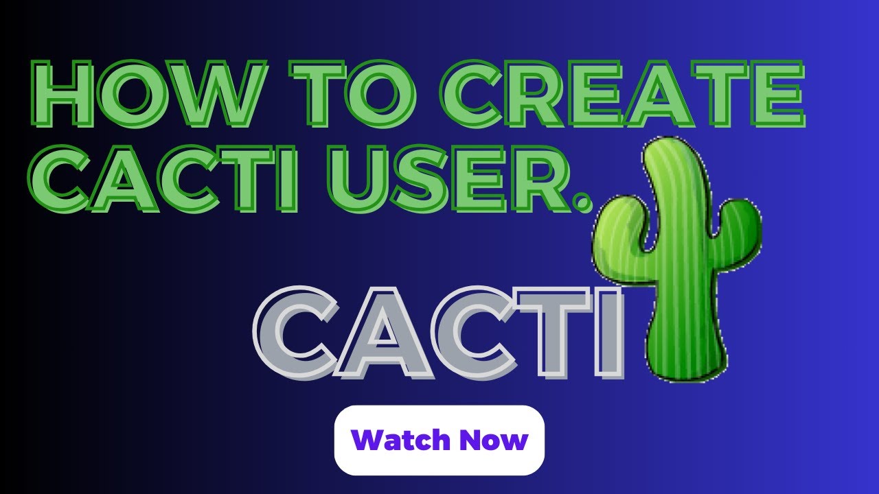 How to Create a User in Cacti & Assign Specific Tree and Interface ...