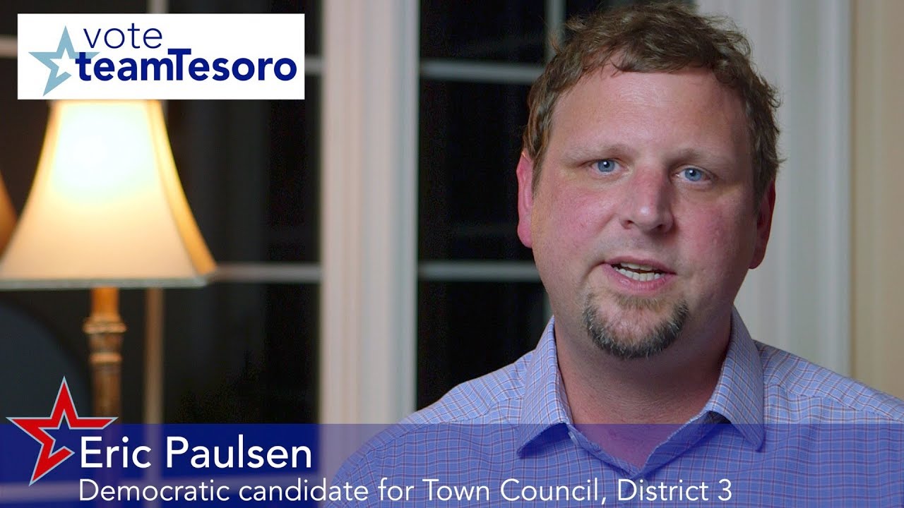 Eric Paulson, Democratic candidate for Trumbull Town Council, District ...