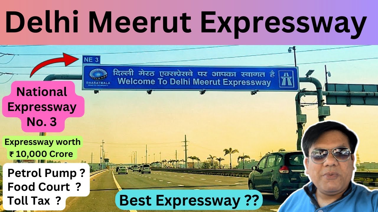 Delhi Meerut Expressway || Delhi To Meerut || Best Expressway ...