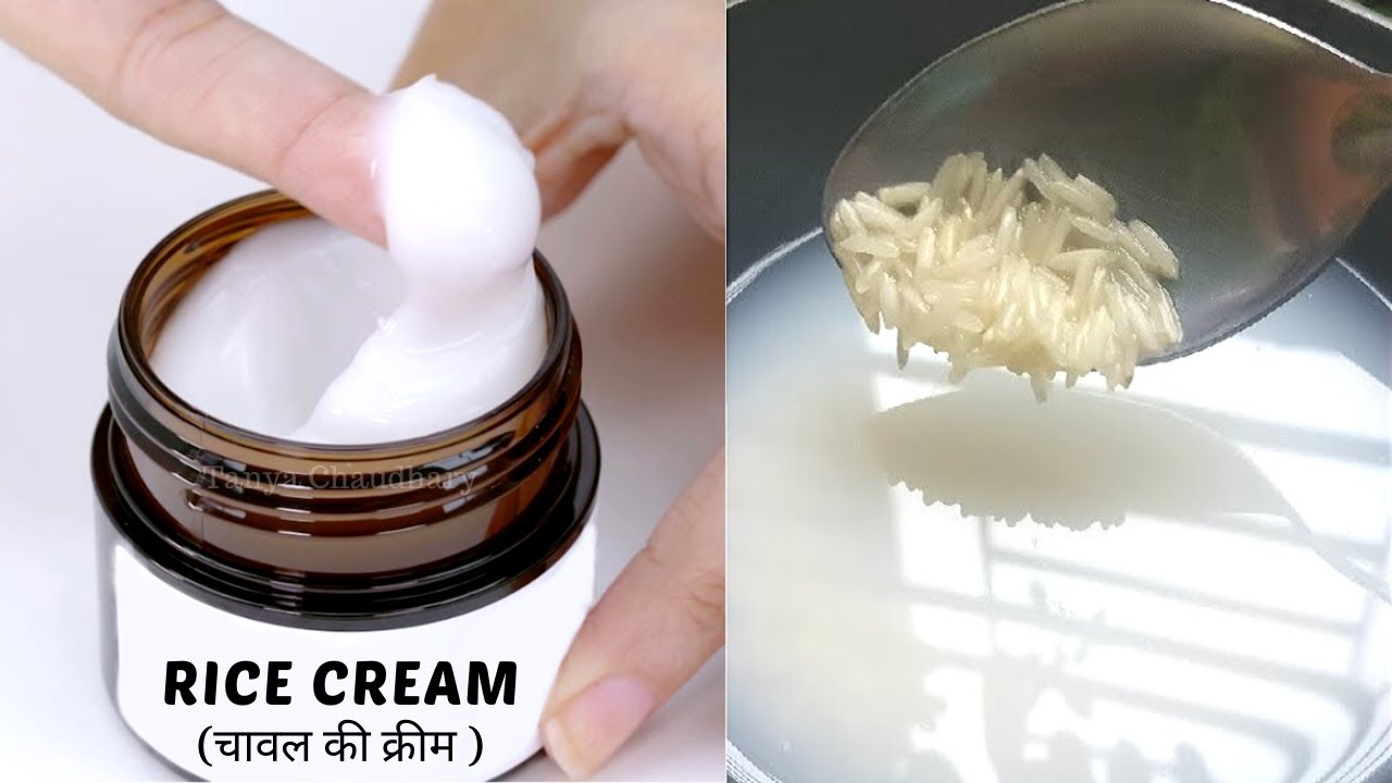DIY Rice Cream | Skin Whitening & Anti-Aging Rice Cream | Korean ...