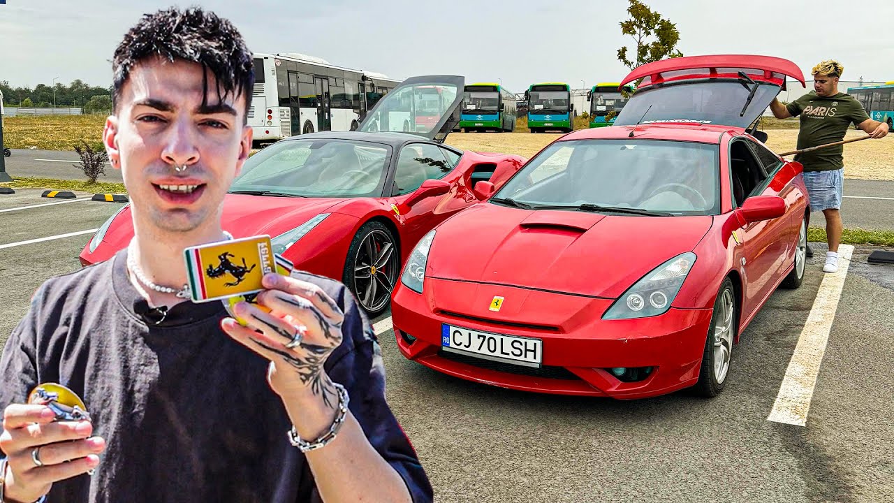 MI-AM TRANSFORMAT MASINA INTR-UN FERRARI! - YouTube