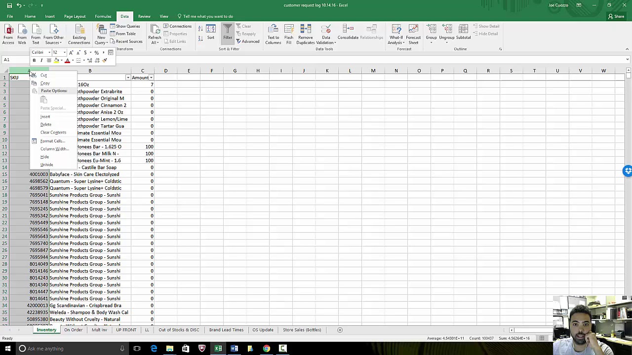 Excel Training: 6 Standardize list of UPC or SKU into 12 digits in ...