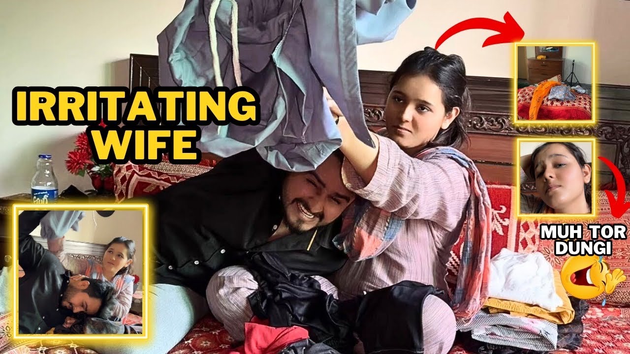 Irritating prank on wife gone wrong | Prank Gone to much Angry😡 - YouTube