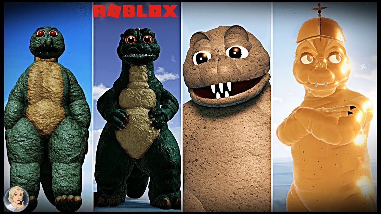 Roblox All Evolution Of Minilla 2K - YouTube