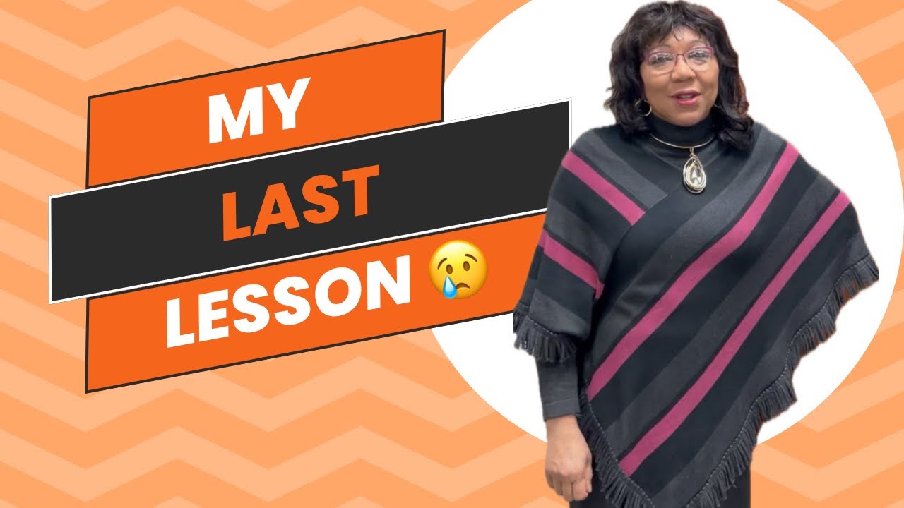 My last lesson - IT WAS PERFECT. - YouTube