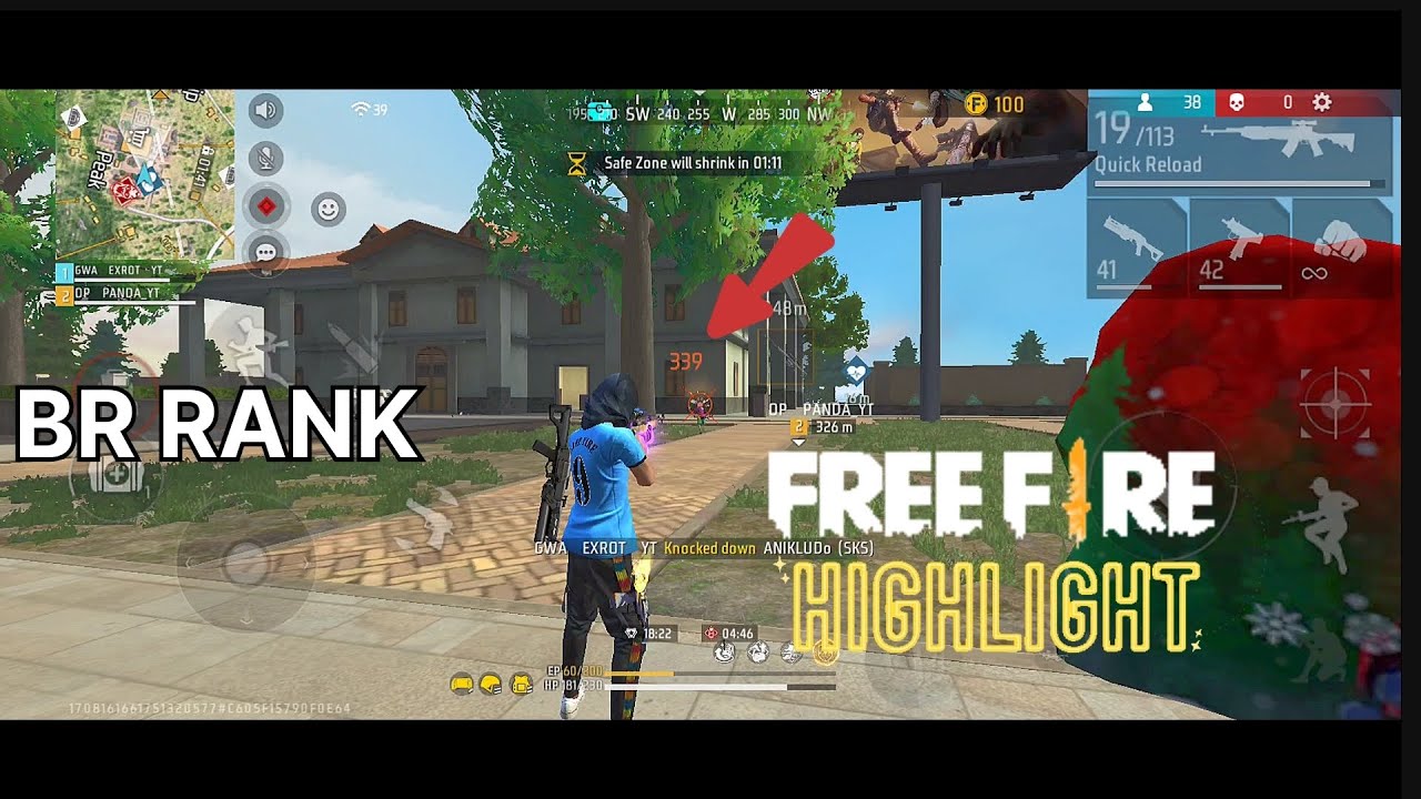 Free Fire Br Rank Highlights 🤯| Free Fire Rank Pushing Highlights 🎯 ...