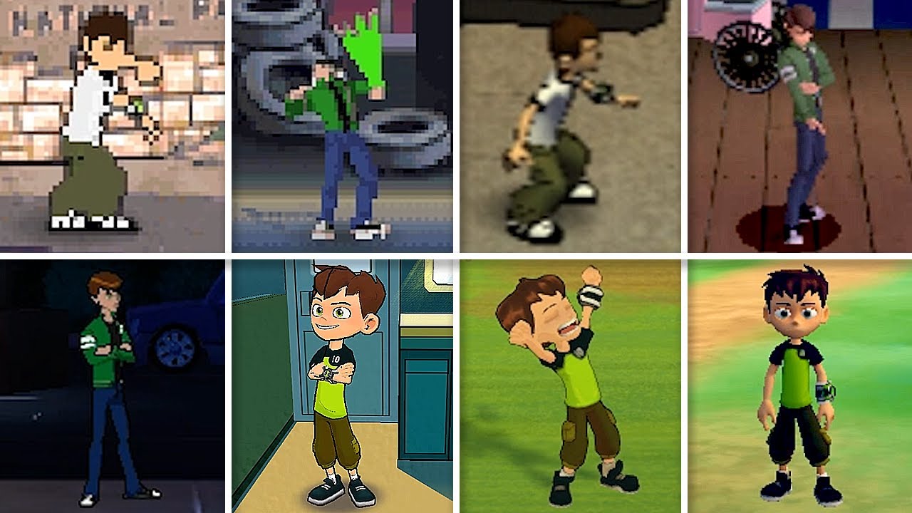 Evolution Of Ben 10 Games Idle Animations - YouTube