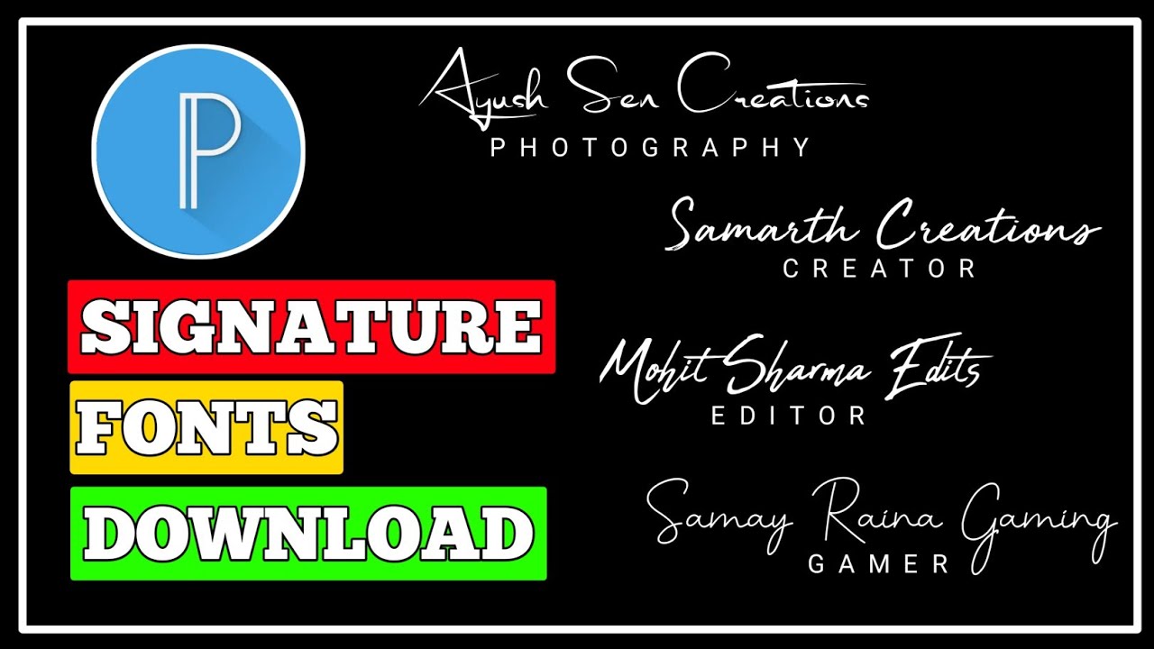 Turn Your Signature Into A Font How To Make Signature In Mobile Turn Your Signature Into A Font How To Make Signature In Mobile