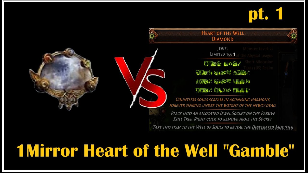 One MIRROR vs Heart of the Well | Unrevealing GAMBLE | PoE 2 0.3 [Part ...