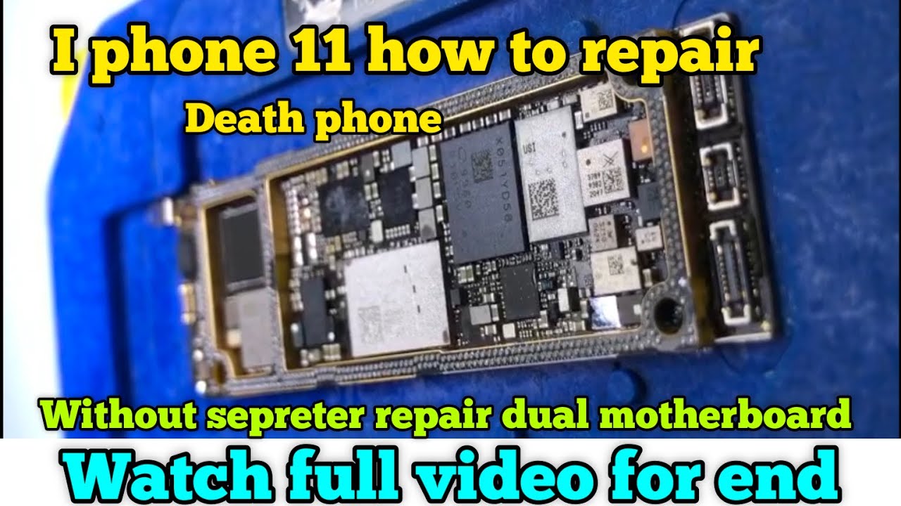 I phone 11 death phone repair solution - YouTube