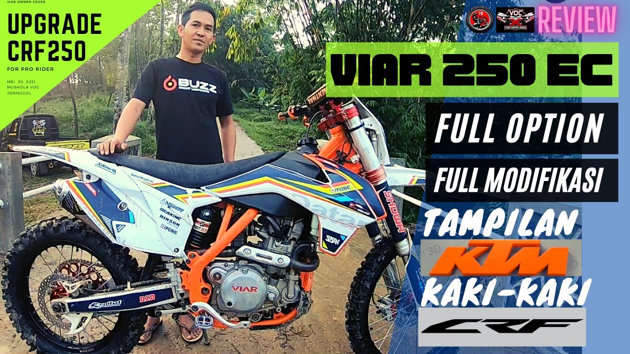 VIAR 250 EC Full Upgrade KTM + CRF GILA !! - YouTube