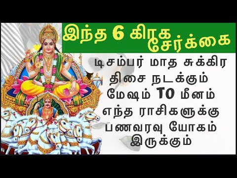 December month sukran planet | டிசம்பர் மாத சுக்ரன் யோகமா பாதிப்பா ...