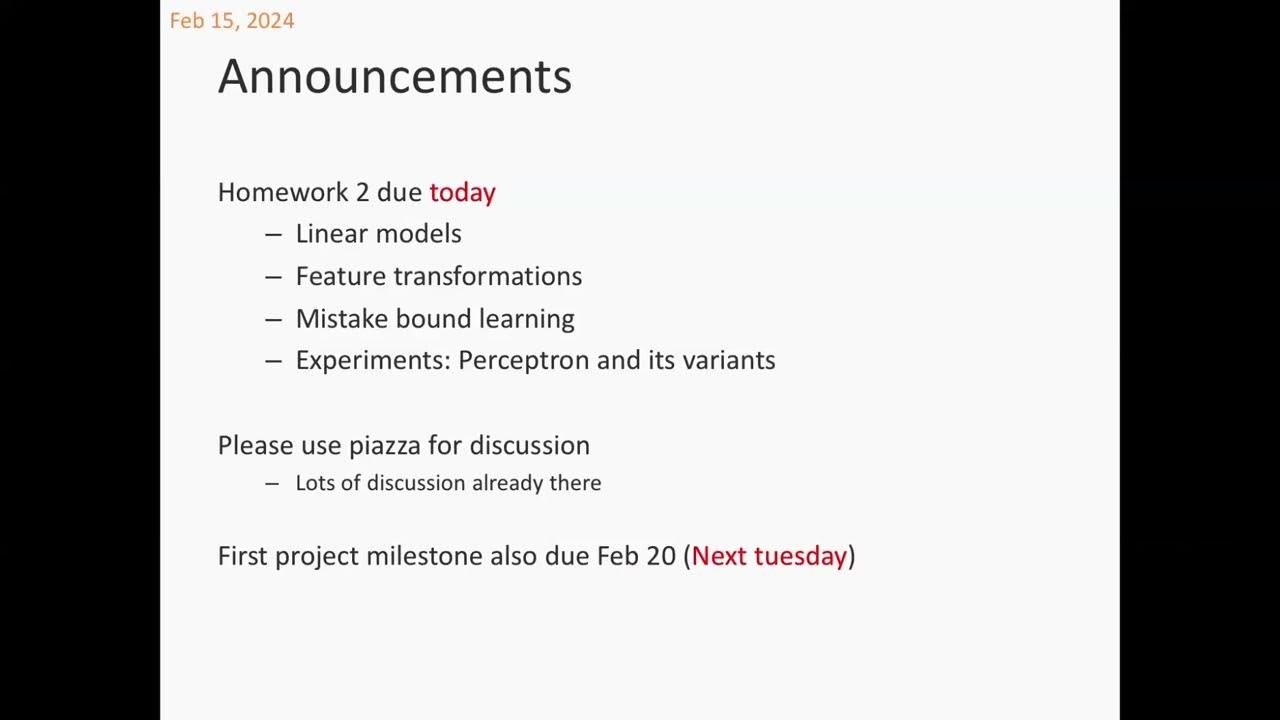 Machine Learning: Lecture 12a: Introduction to Computational Learning Theory - YouTube
