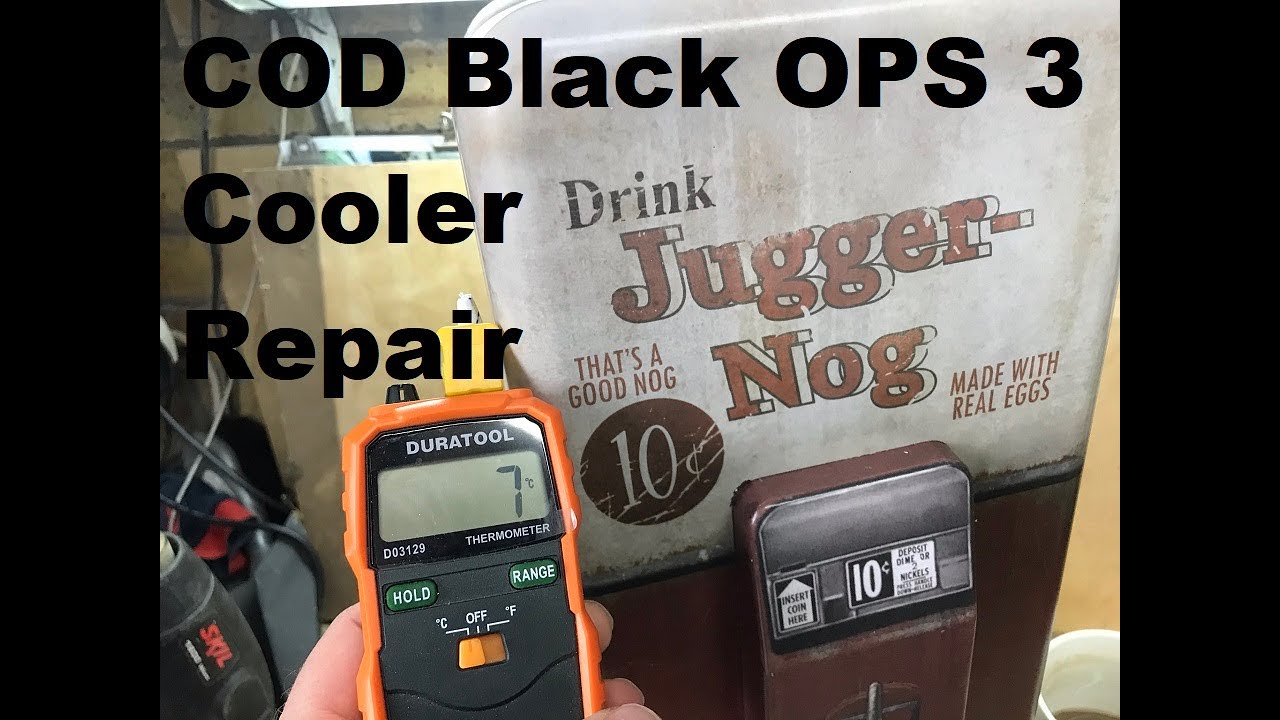 COD Black Ops 3 Juggernog Fridge Repair - fitting a new 9V power supply ...