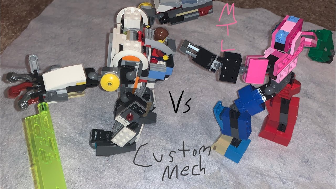 My Custom LEGO Mech vs LEGO Mecha Team Leader - YouTube