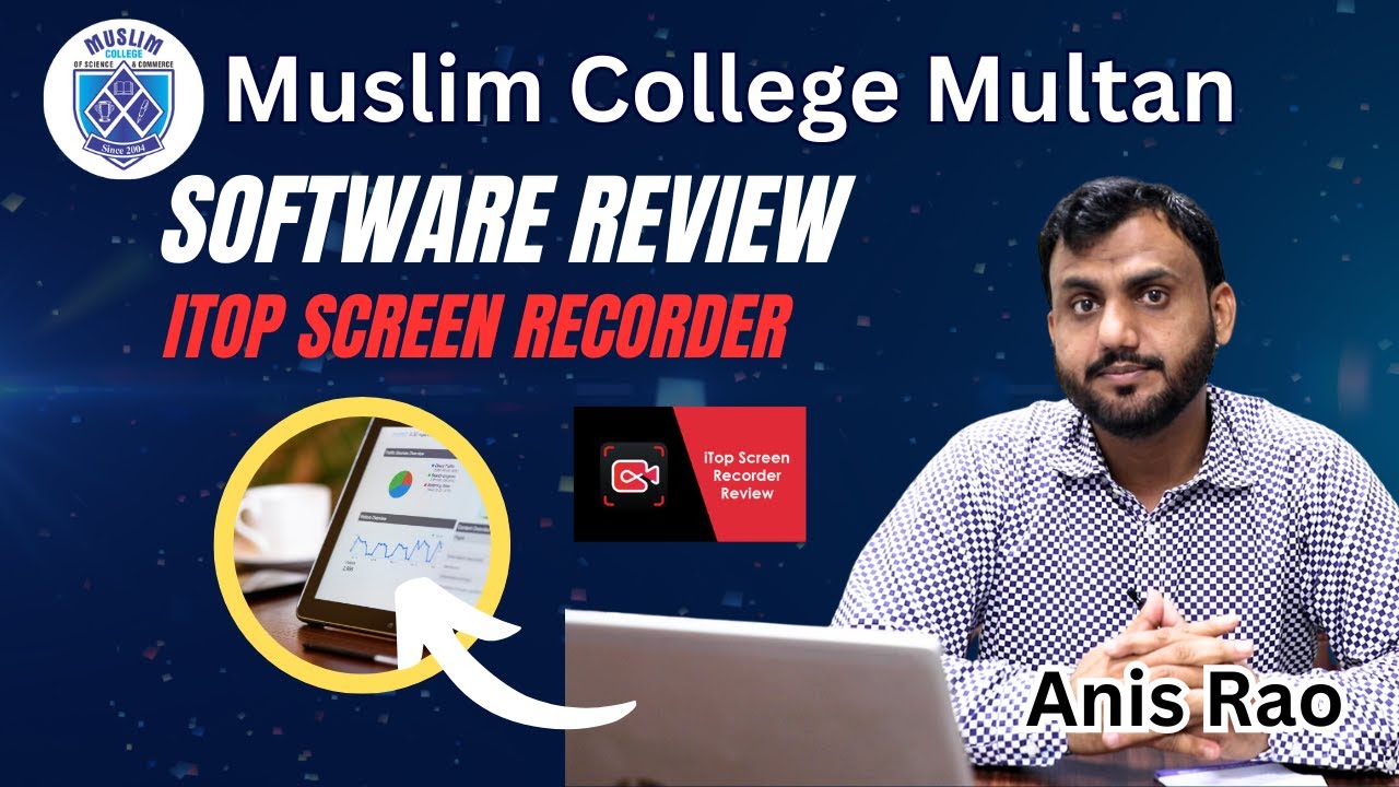 Software Review | itops Screen Reorder | For Teachers Recording Lectures | Muslim College Multan ...