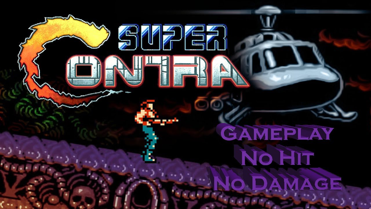 Super Contra Gameplay No Hit . No Damage - YouTube
