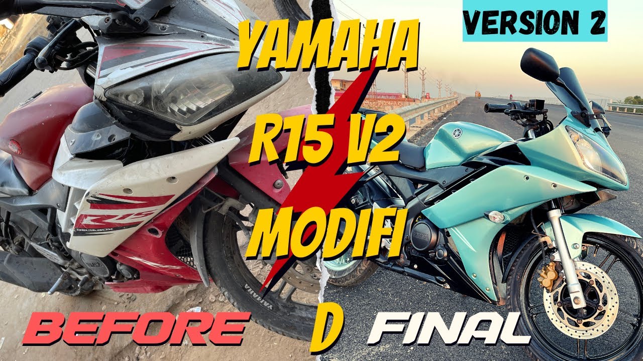 Yamaha R15 V2 Modified Into Customised Latest R15 Unbelievable R15 V2