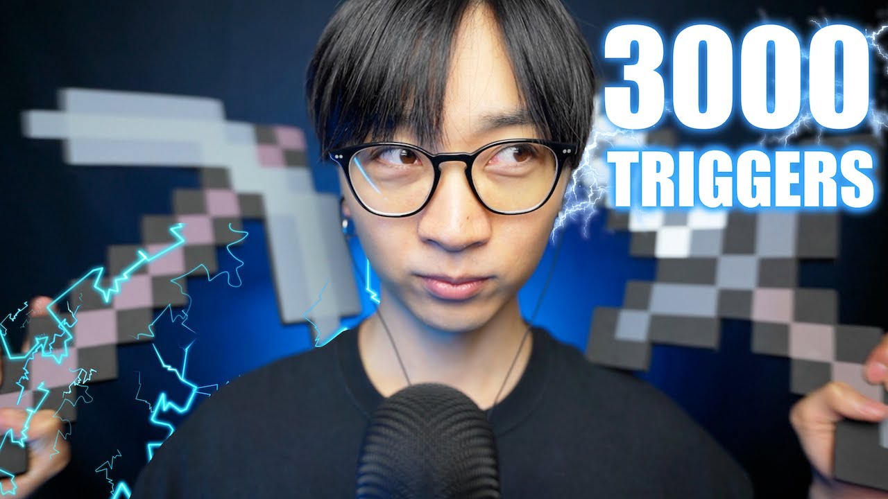 【ASMR】3000個の音で11分以内に眠らせる | 3000 TRIGGERS IN 11:37 - YouTube