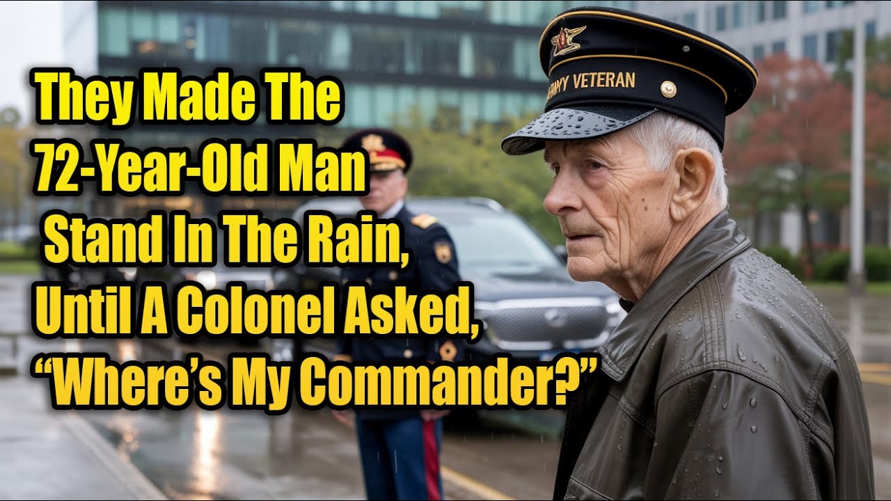 They Made The 72-Year-Old Man Stand In The Rain—Until A Colonel Asked ...
