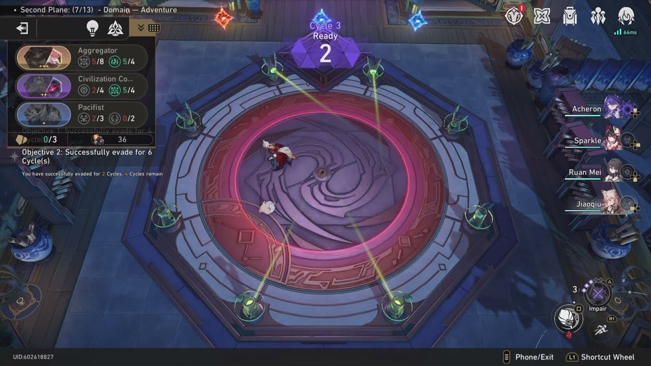 Jiaoqiu evading light beams like he evaded death 💀 - YouTube