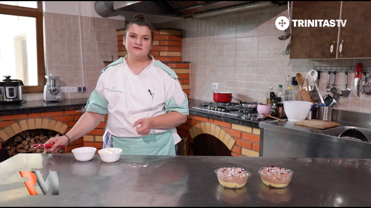 Desert cu mousse de ciocolată și biscuiți: Rețeta semifinalistei ...