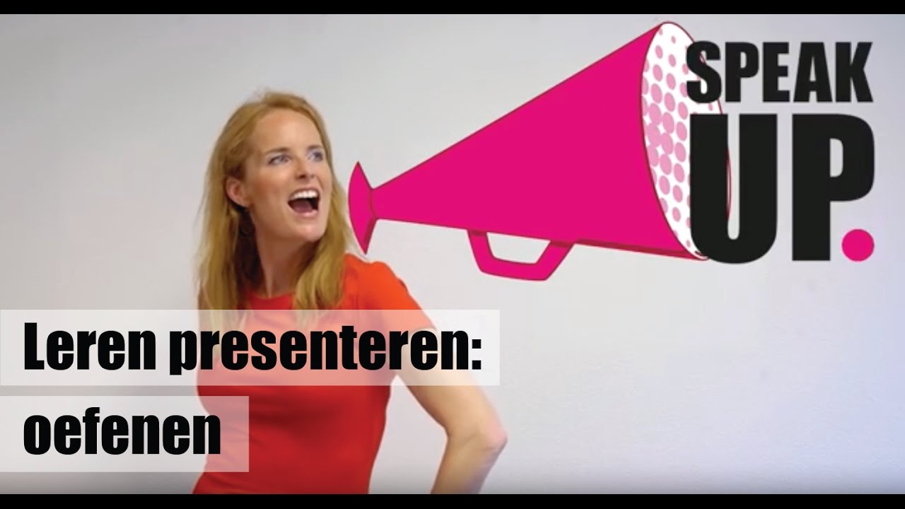 Leren presenteren: 'oefenen' Speak up 12 Supervrouwen - YouTube