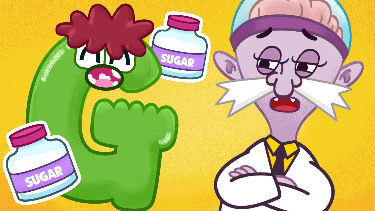 Johnny Johnny yes papa - alphabet monster, eating sugar? Song for kids ...