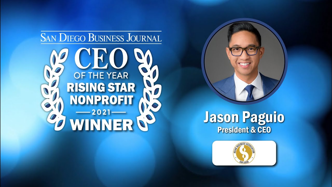 Jason Paguio | Nonprofit Rising Star Winner | CEO of the Year Awards ...