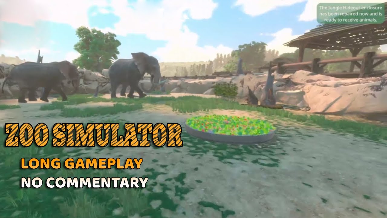 Zoo Simulator Long Gameplay No Commentary - YouTube