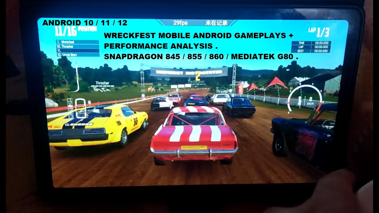 Wreckfest Mobile Android Gameplays Mediatek G80 / Snapdragon 845 / 855 ...