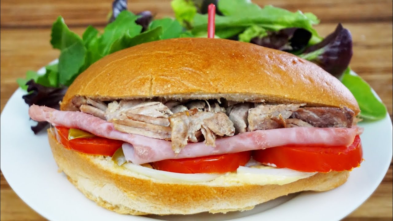 TORTAS DE PIERNA DE CERDO Y JAMÓN || Lonches de pierna y jamón. - YouTube