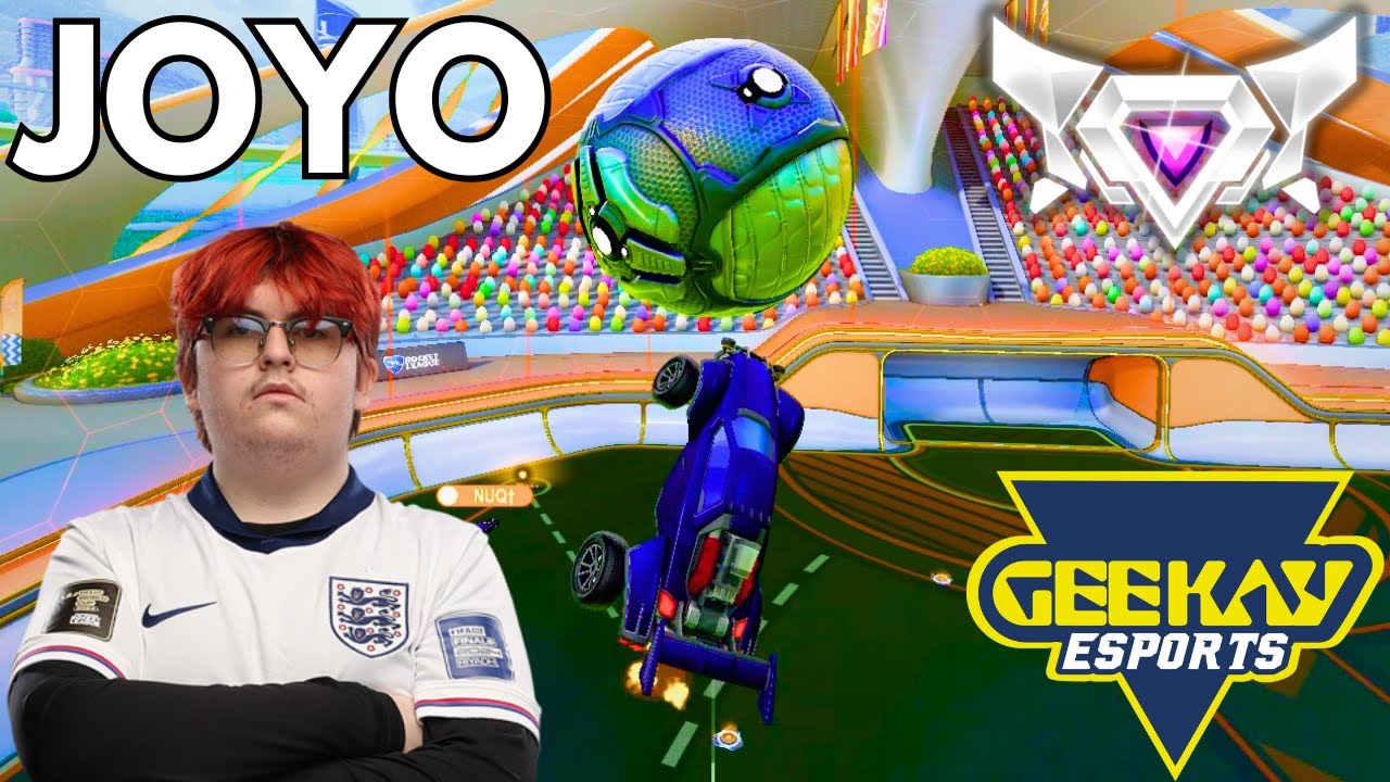 JOYO has INSANE MECHANICS in Rocket League.. (SSL 2v2) - YouTube