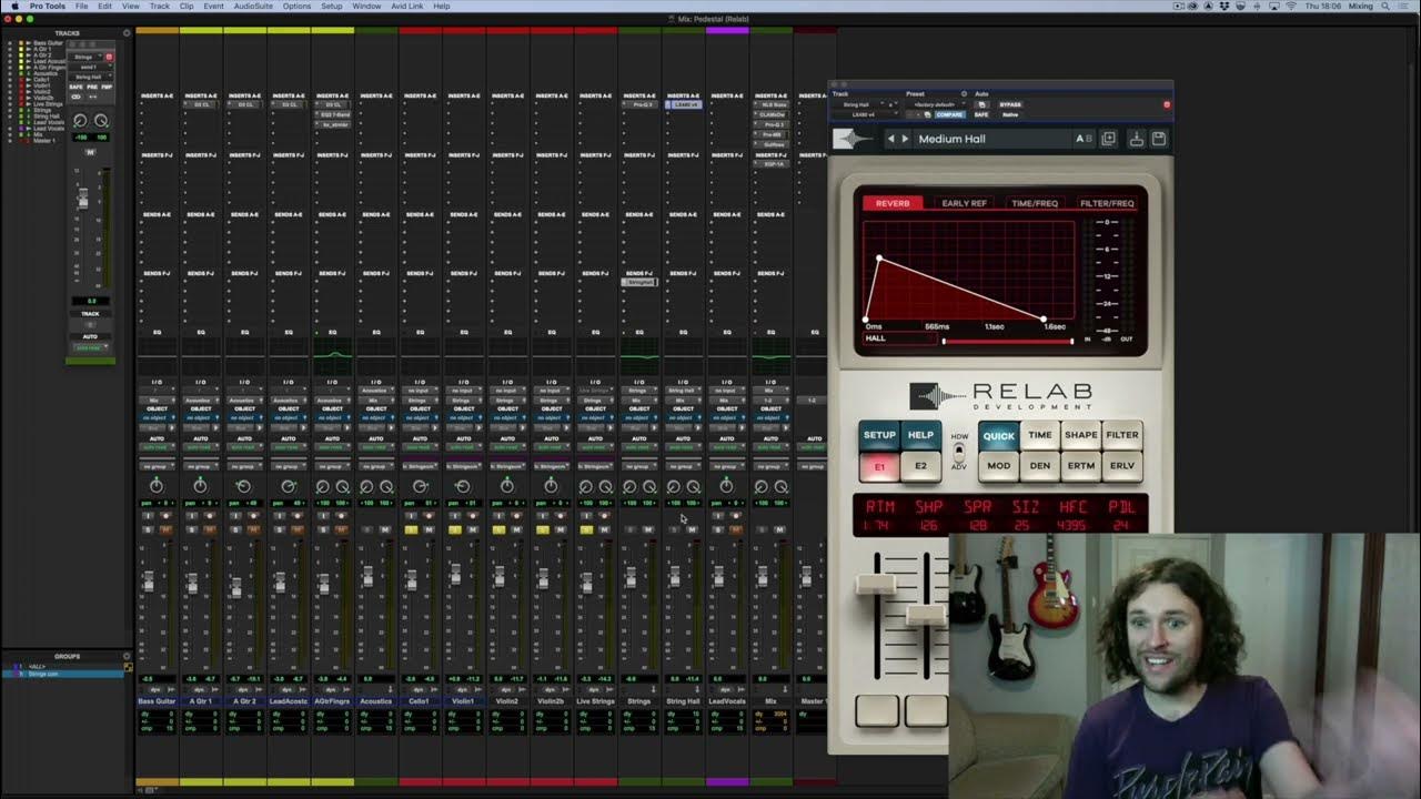 Relab LX480 - Exploring The Sound Of The Hall Reverb Algorithm - YouTube