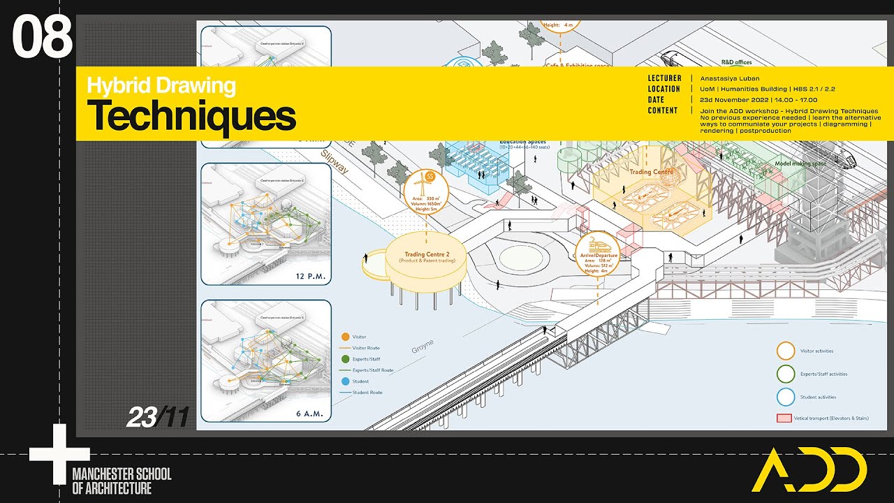 ADD Workshop 08 - Hybrid Drawing Techniques - YouTube