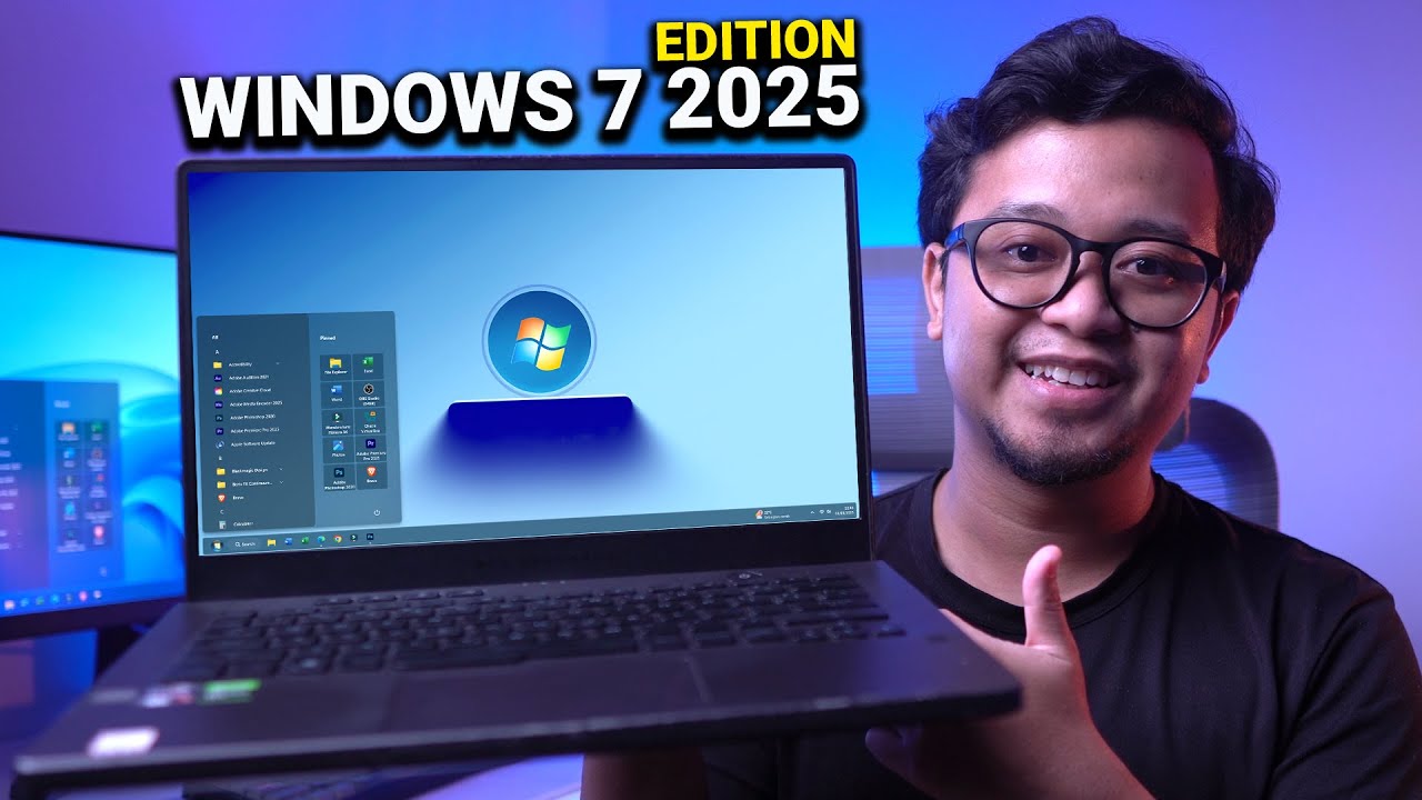WINDOWS 7 2025 EDITION! Ubah WIndows 11 Jadi Windows 7 Yang Aesthetic ...
