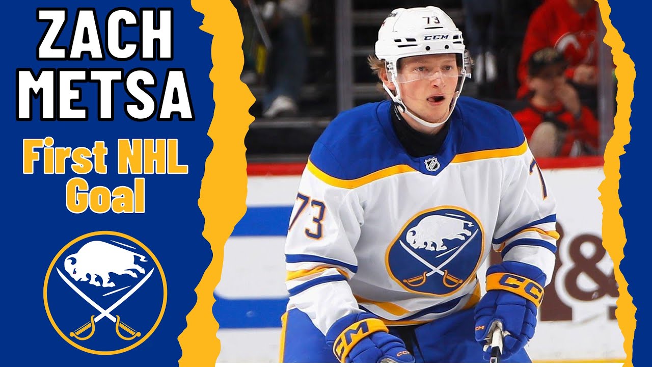 Zach Metsa #73 (Buffalo Sabres) first NHL goal Jan 6, 2026 - YouTube